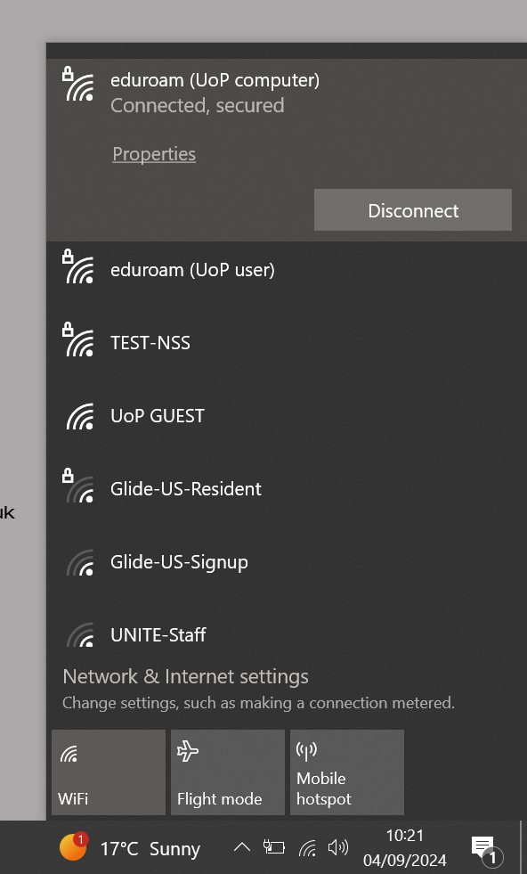 Connecting to Campus Wireless (Wi-Fi) Network Student Instructions ...